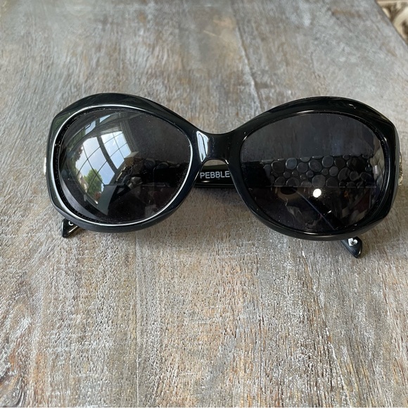 Brighton | Accessories | Brighton Black Silver Pebble Sunglasses | Poshmark